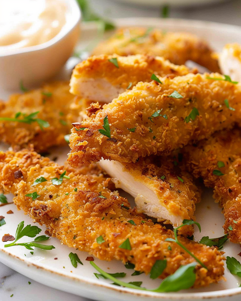 Crispy Oven-Baked Chicken Tenders - Cook Yummy Recipes