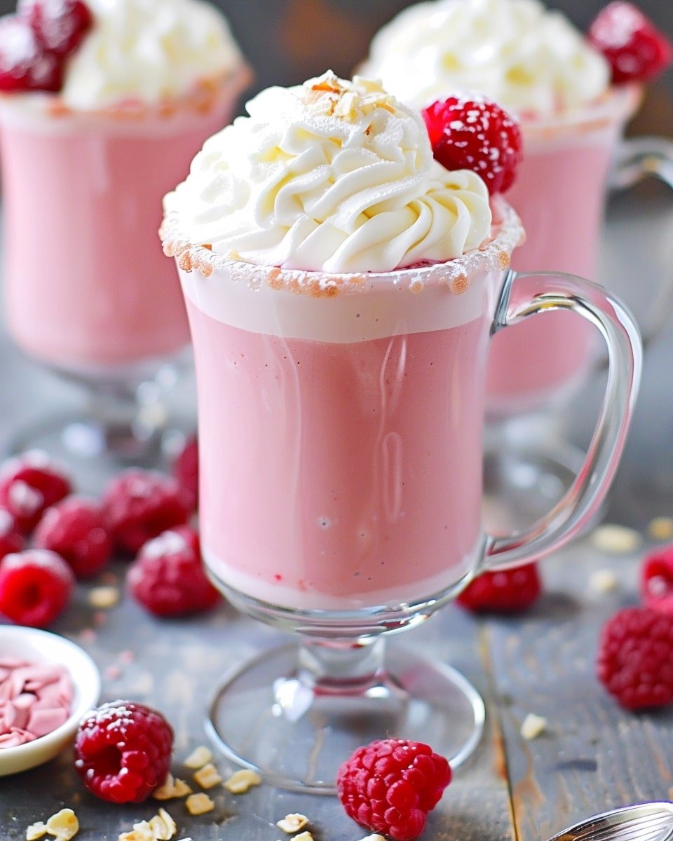 Raspberry White Hot Chocolate - Cook Yummy Recipes