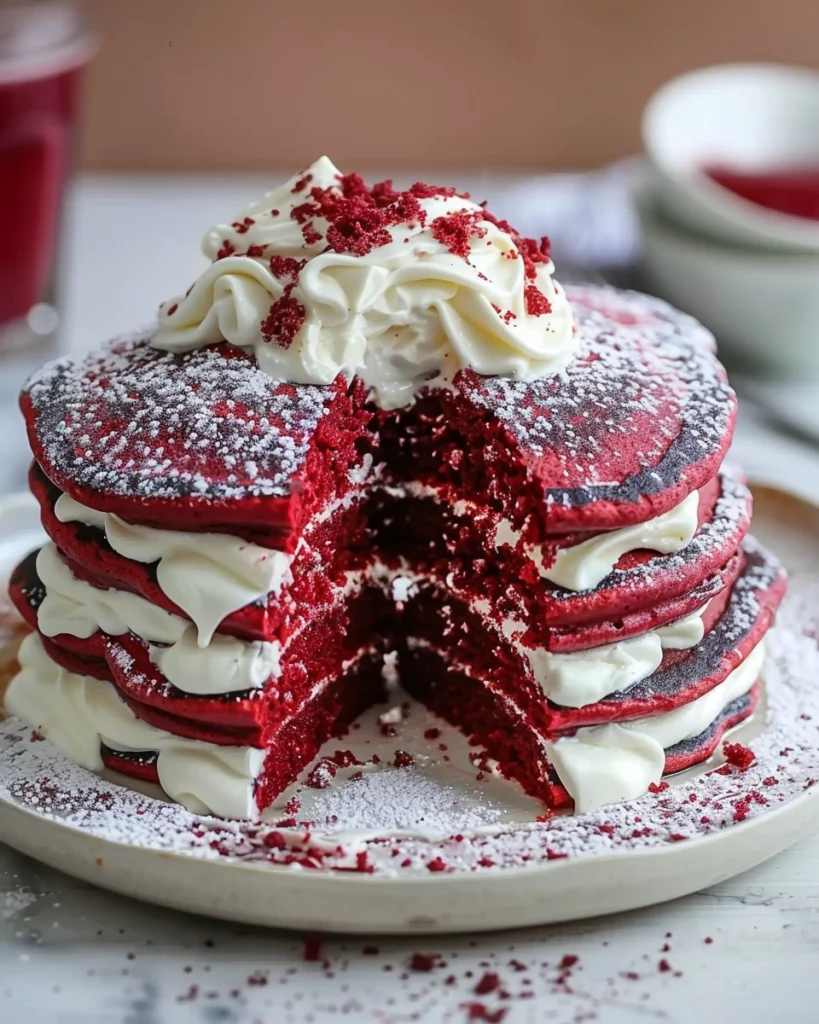 Red Velvet Pancakes - Cook Yummy Recipes