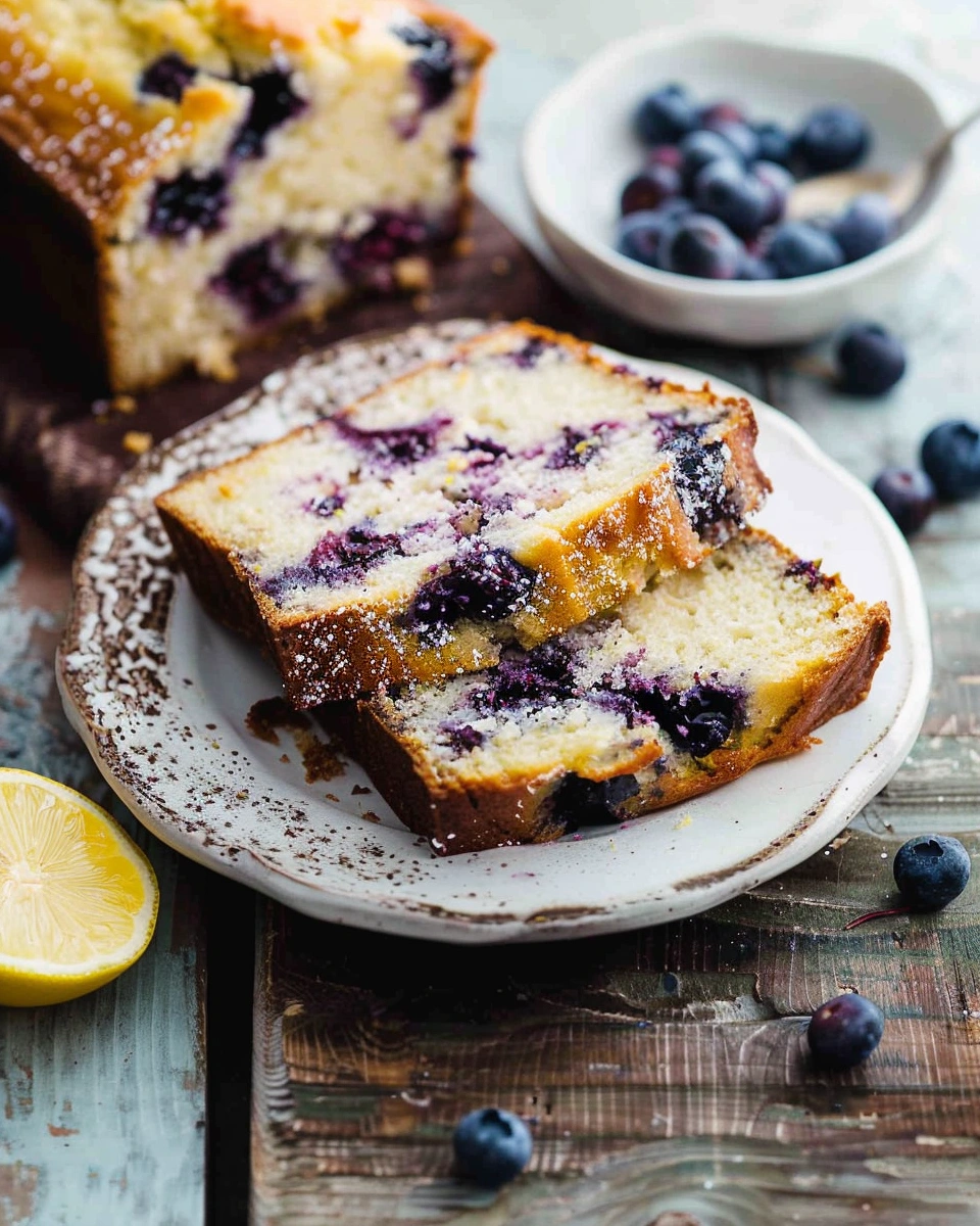 Springy Blueberry Lemon Bread - Cook Yummy Recipes