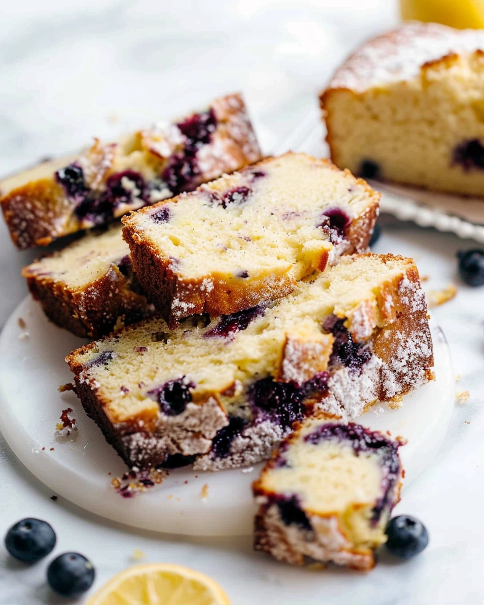 Springy Blueberry Lemon Bread - Cook Yummy Recipes